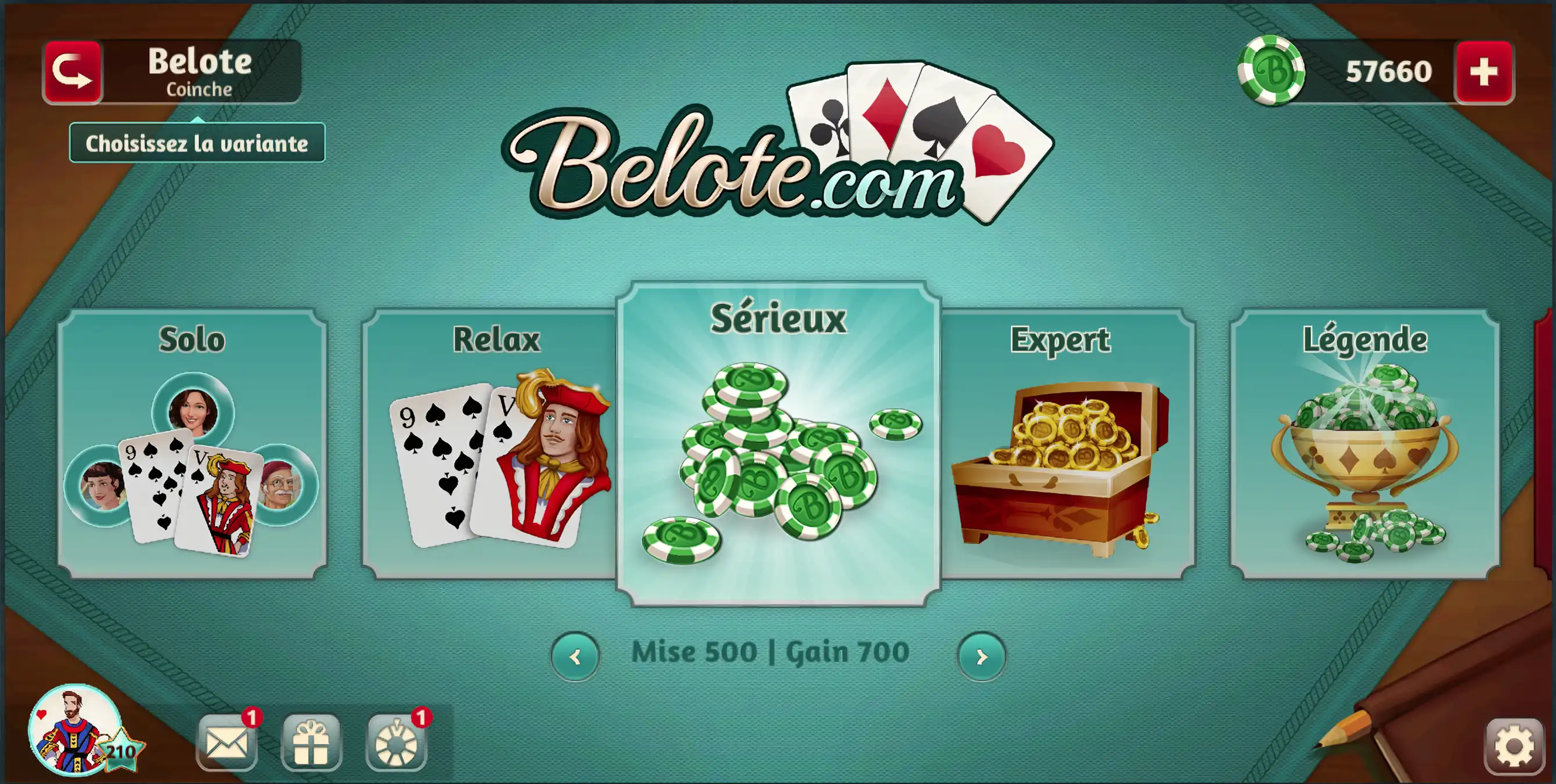 Bienvenue sur la nouvelle version Facebook de Belote.com